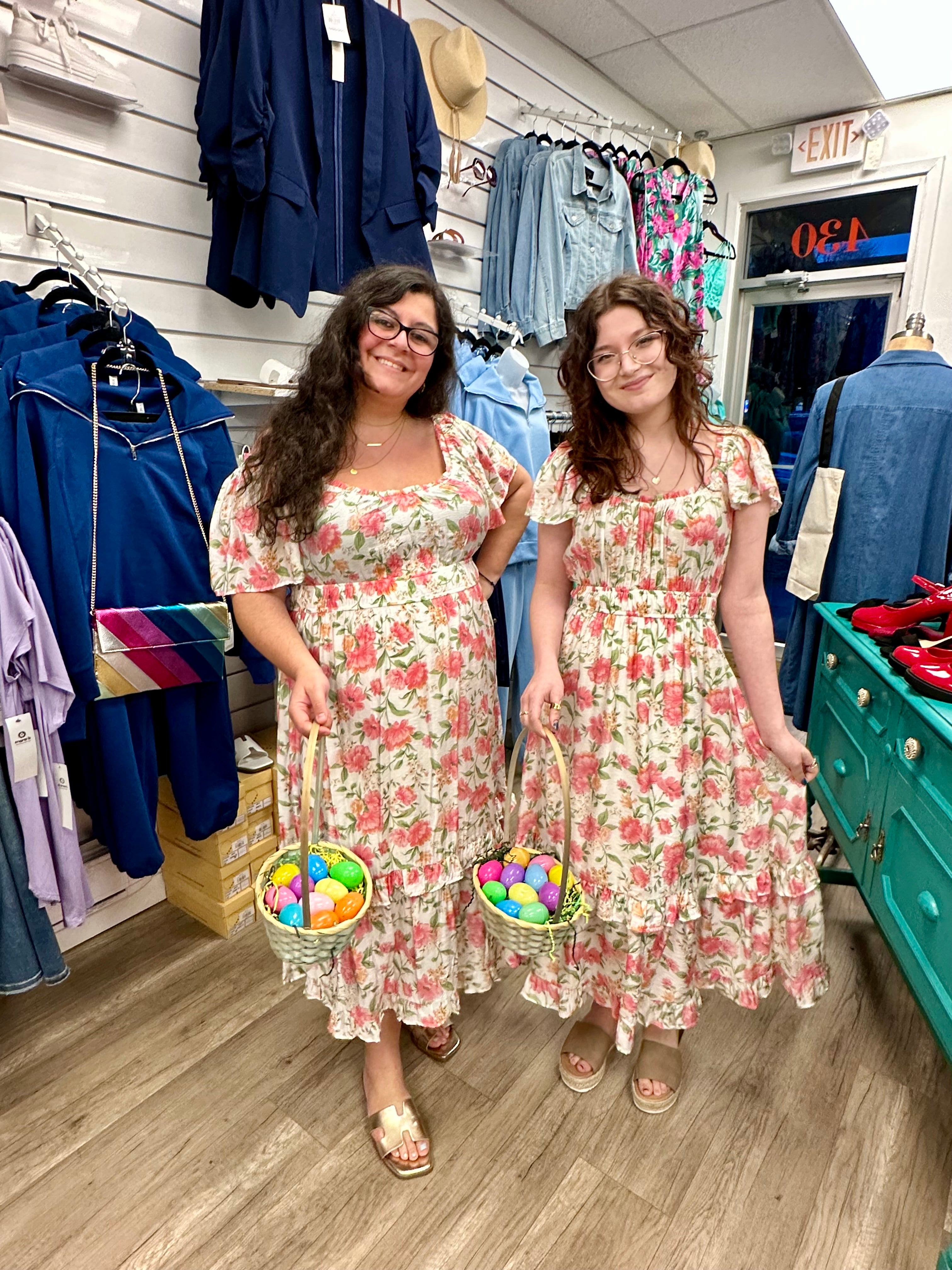 Aurelia Floral Short Sleeve Midi Dress | Pink – 🍋The Zesty Lemon ...